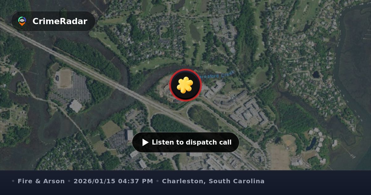 Firefighters respond to structure fire near Island Park Dr, Charleston ...