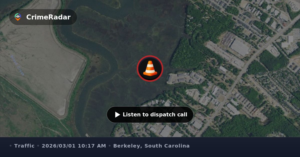 Automatic crash alert at Clements Ferry and LeGrand, Berkeley County SC ...
