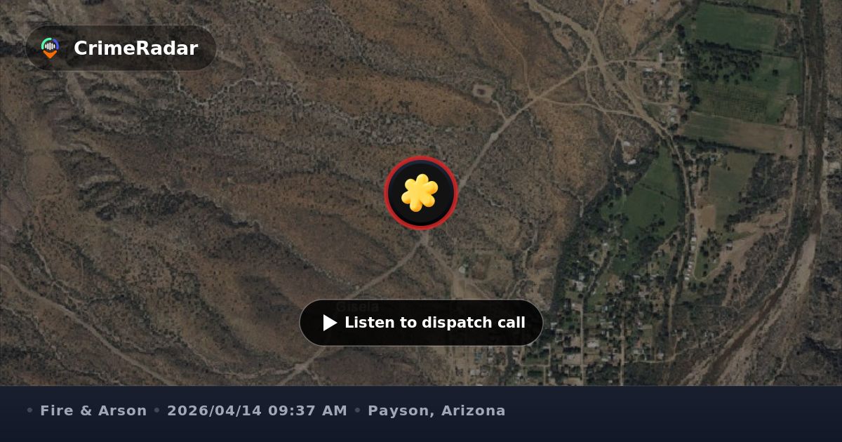 First alarm fire on East Chuckwagon Trail in Payson, Payson AZ | CrimeRadar