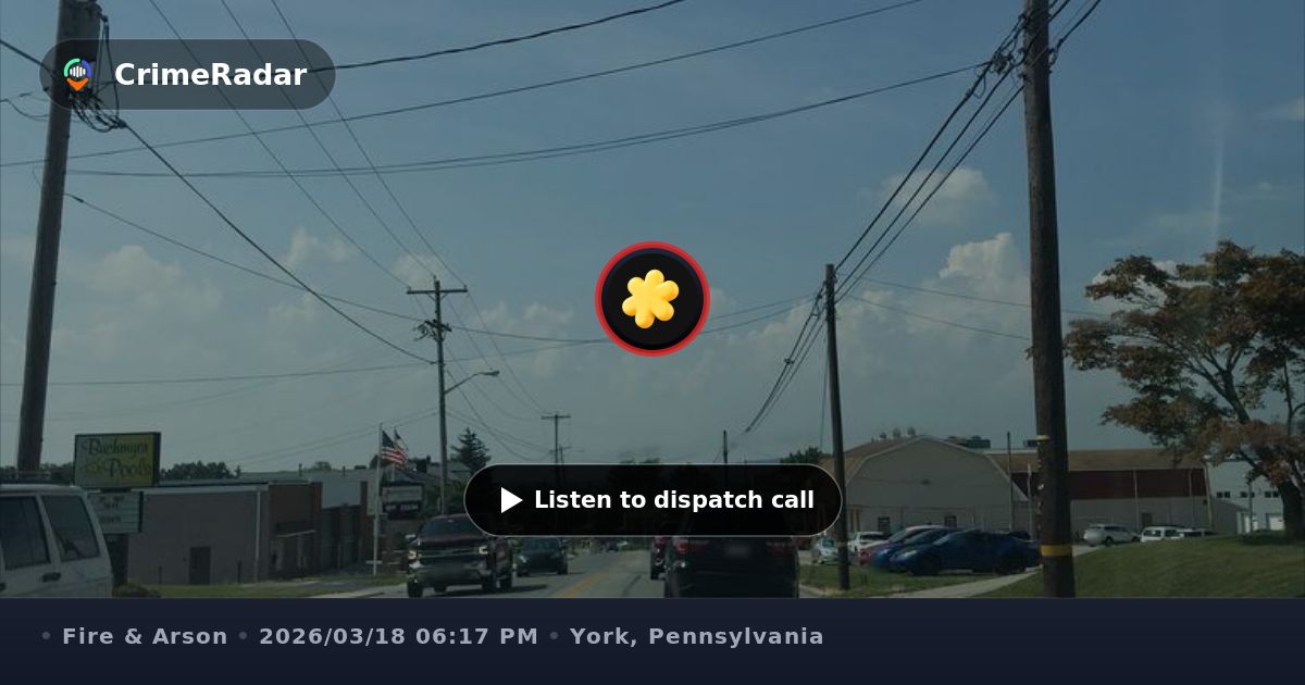 Residential house fire on Baltimore Street, York County PA | CrimeRadar