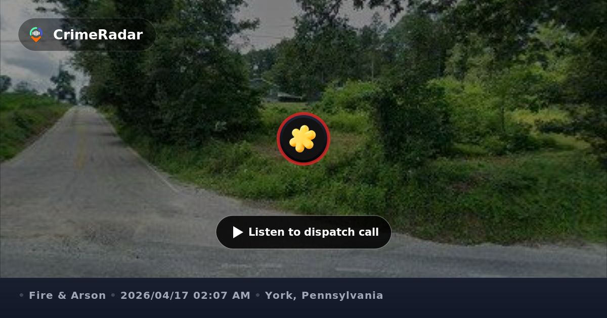 Barn fire near Laurel Road in Chanceford Township, York County PA ...