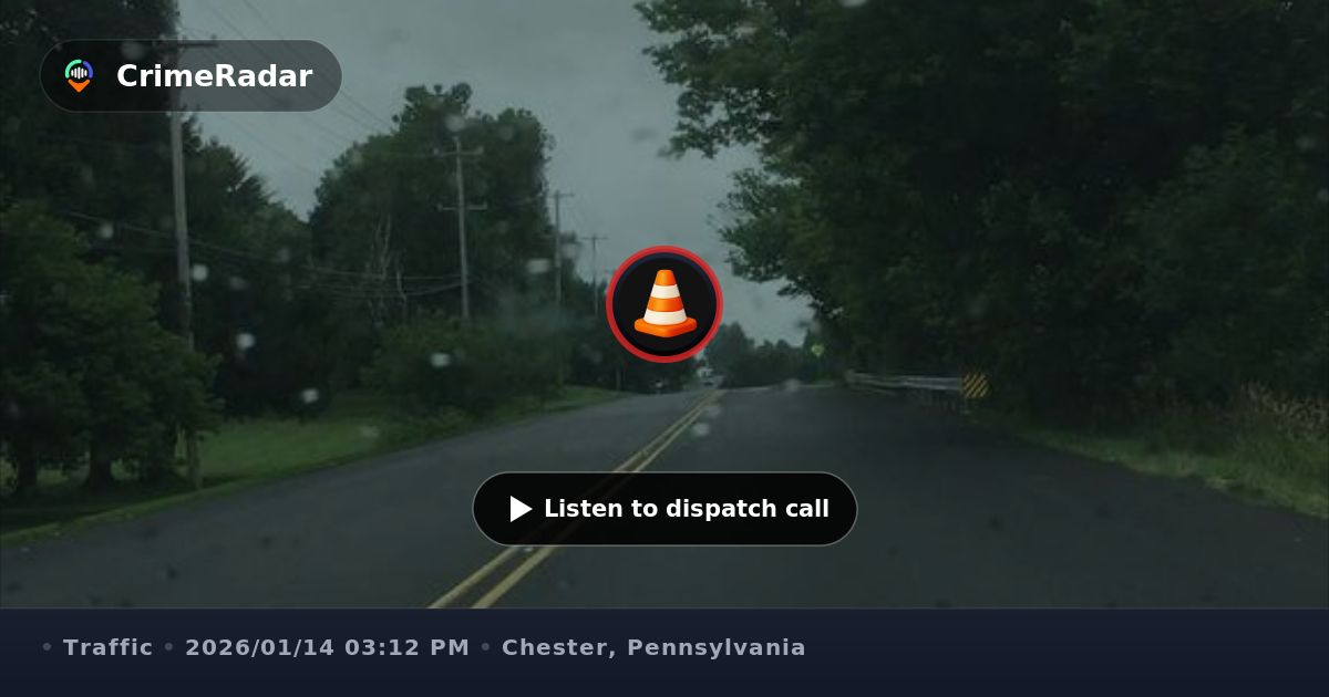 Crash slows traffic on Route 41, Chester County PA | CrimeRadar