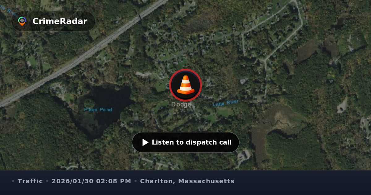 Traffic stop conducted on Hammond Hill Rd, Charlton MA | CrimeRadar