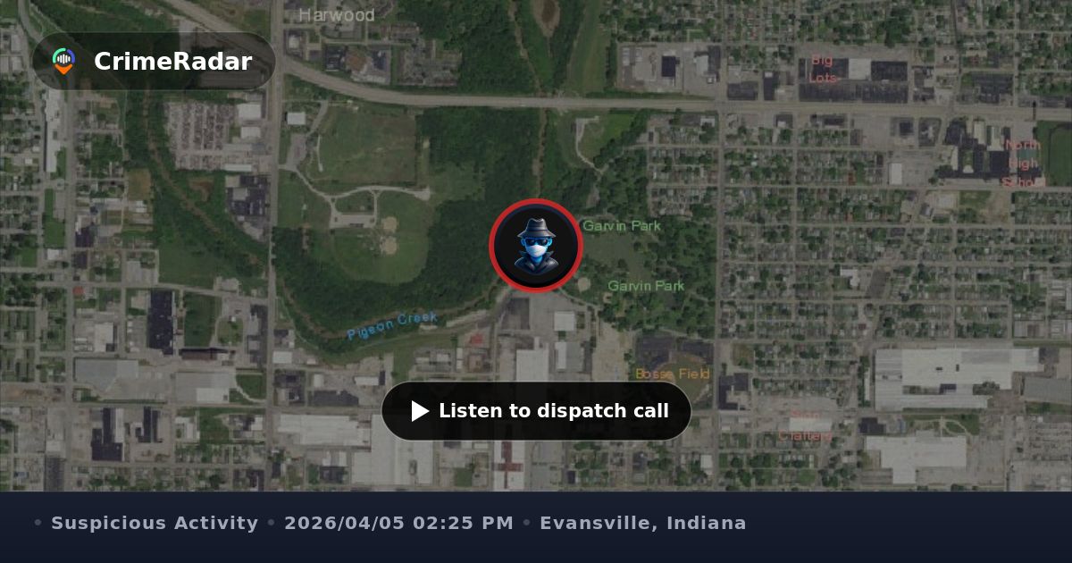 Youths reported harming geese at Garvin Park, Evansville IN | CrimeRadar