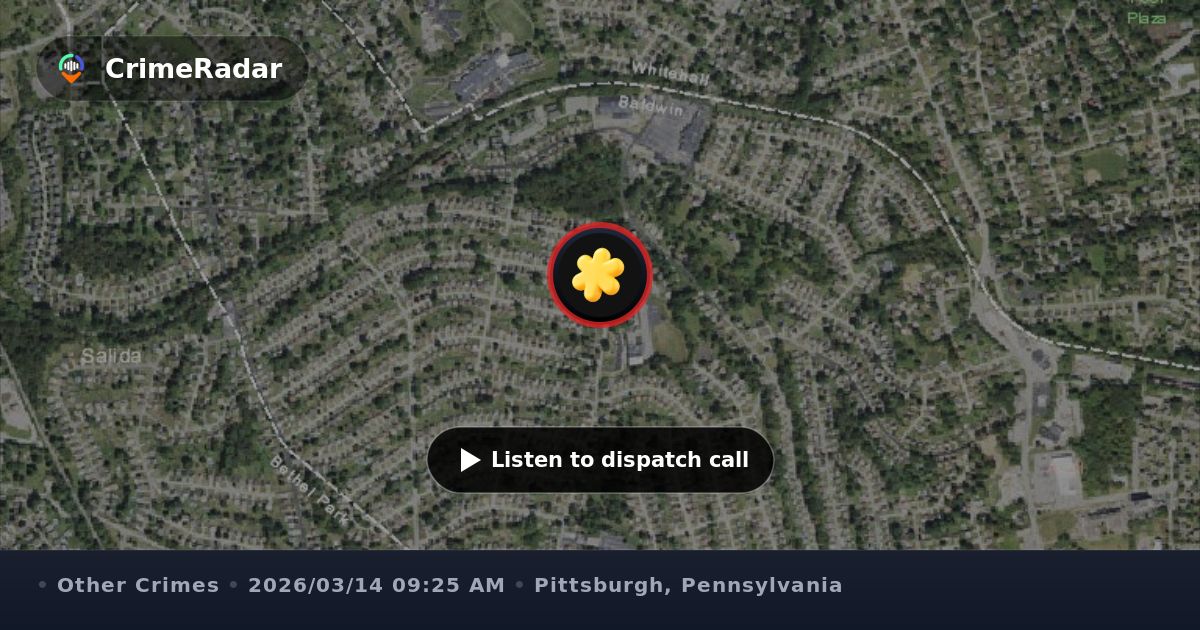 Dog attacks another dog at Elaine Drive home, Pittsburgh PA | CrimeRadar