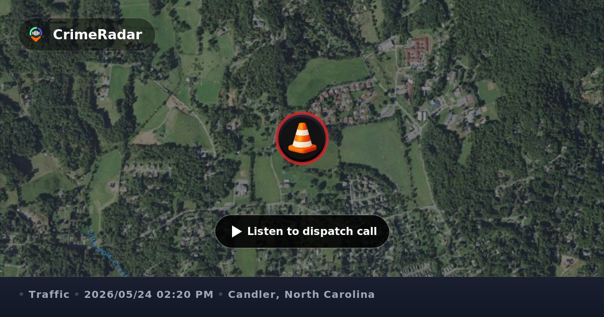 Two-car crash with one person taken to hospital, Candler NC | CrimeRadar
