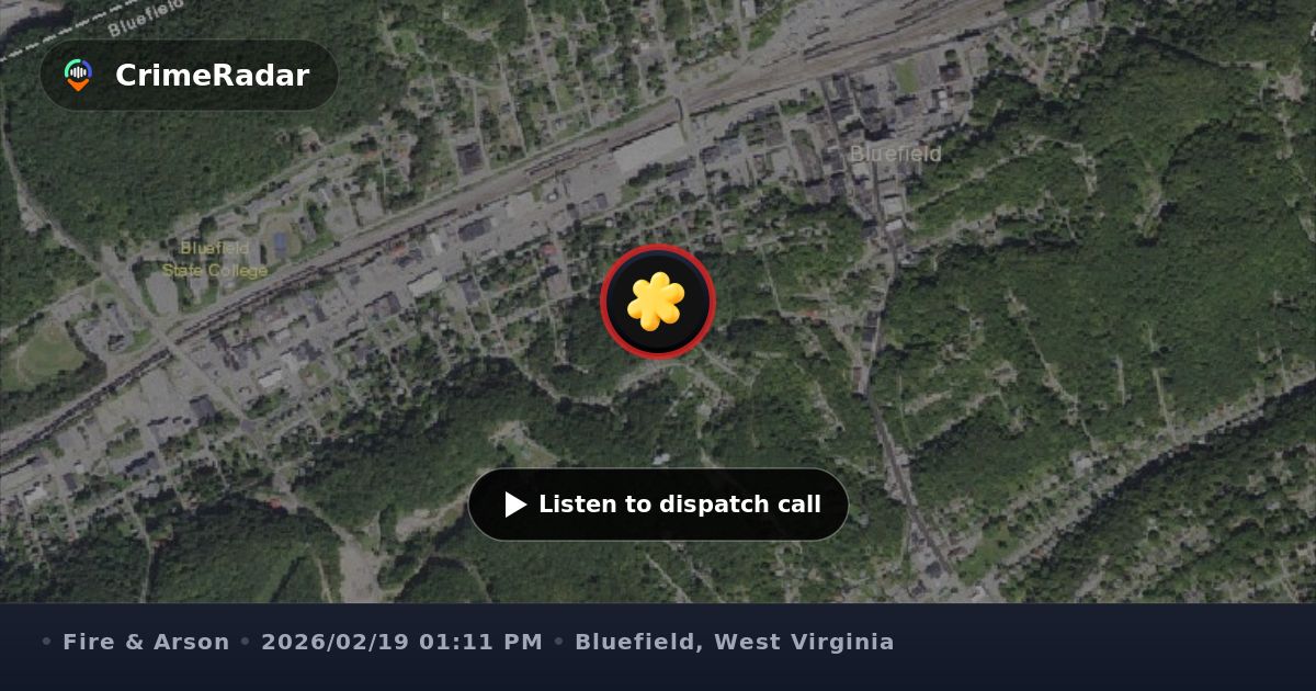 House fire with residents trapped in Bluefield, Bluefield WV | CrimeRadar
