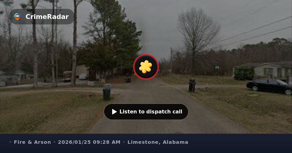 Structure fire reported near Bill Walker Rd, Limestone County AL ...