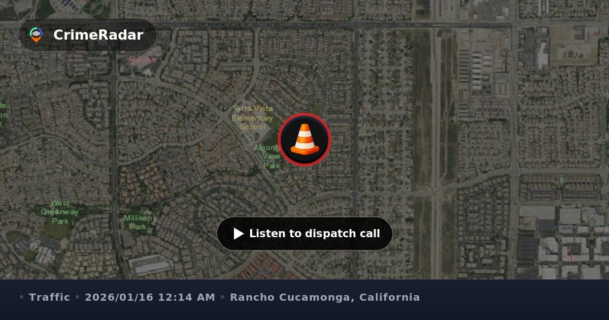 Traffic collision near Church St and Rochester Ave, Rancho Cucamonga CA ...