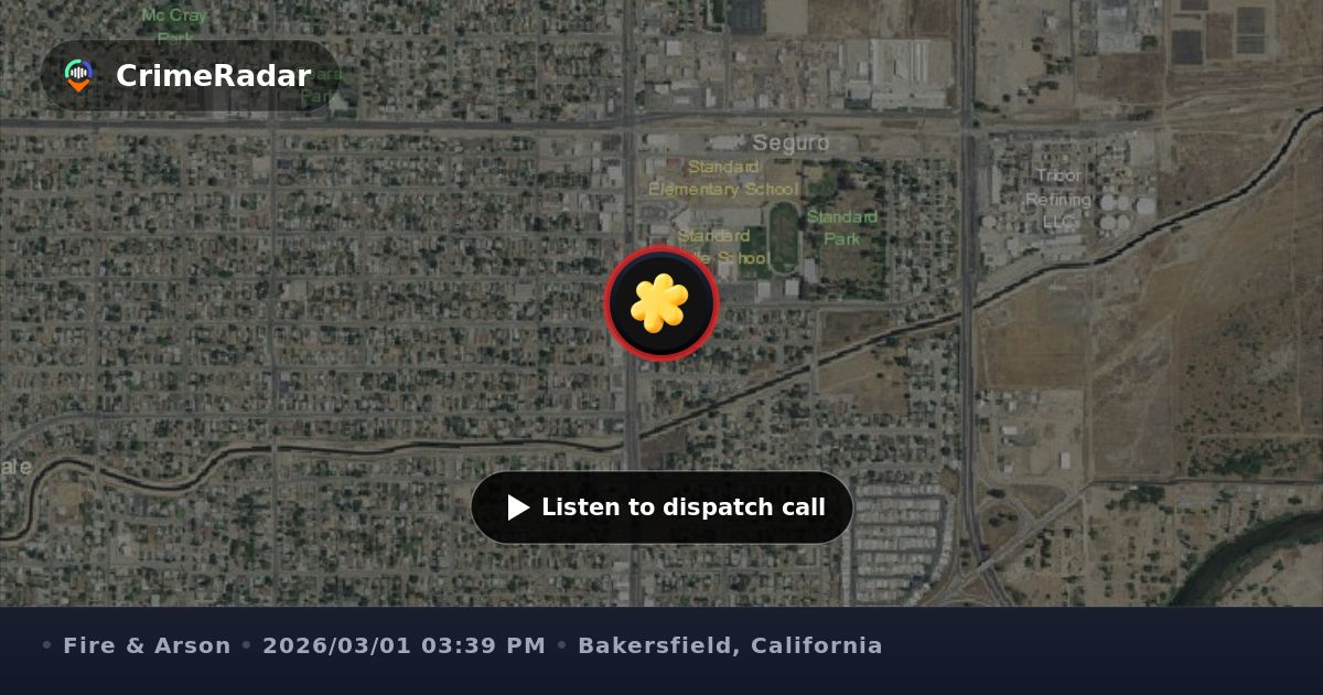Suspicious fire activity near homes on Hughes and Cooper, Bakersfield ...