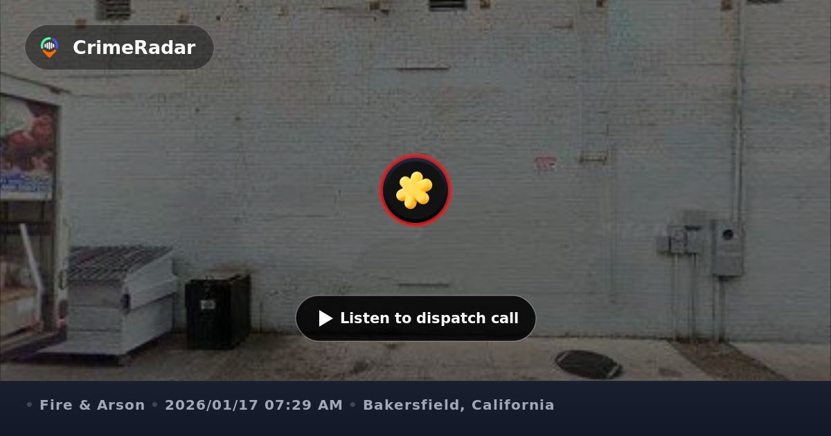 Fire crews respond to possible cafe fire on 19th St, Bakersfield CA ...