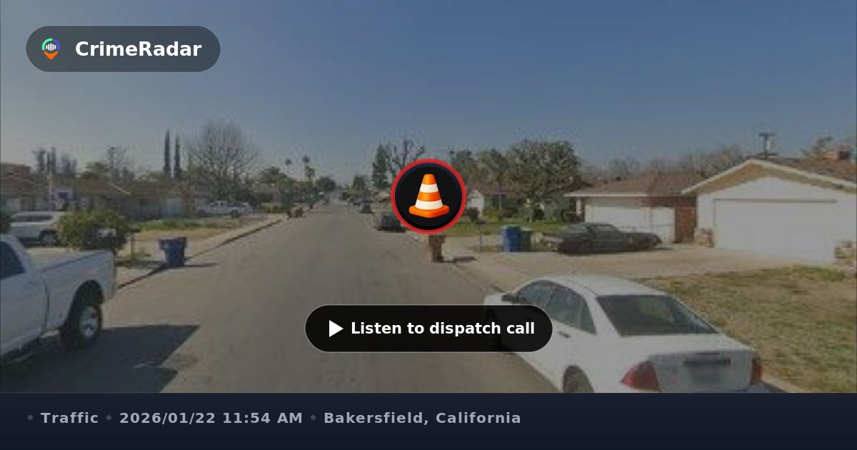 Vehicle and pedestrian crash near Truman Ave, Bakersfield CA | CrimeRadar