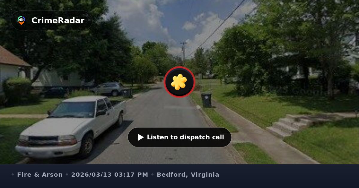 Fire crews investigate reported house fire on North St, Bedford VA ...