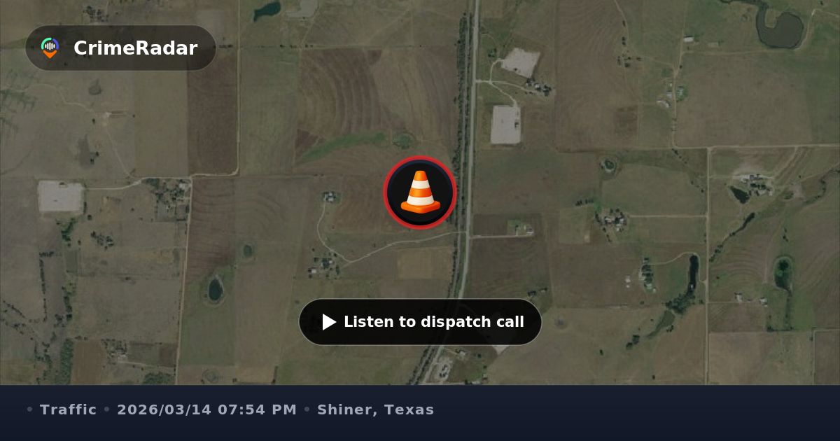 Highway crash with adult and two children injured, Shiner TX | CrimeRadar