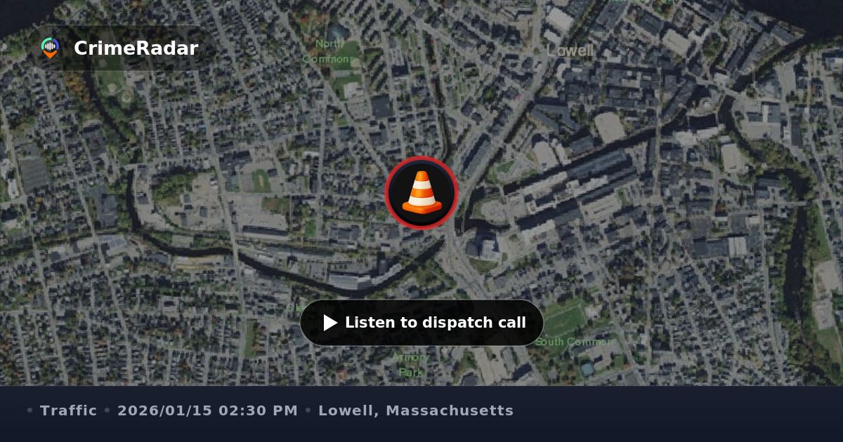 Traffic stop near Smith St in Lowell, Lowell MA | CrimeRadar