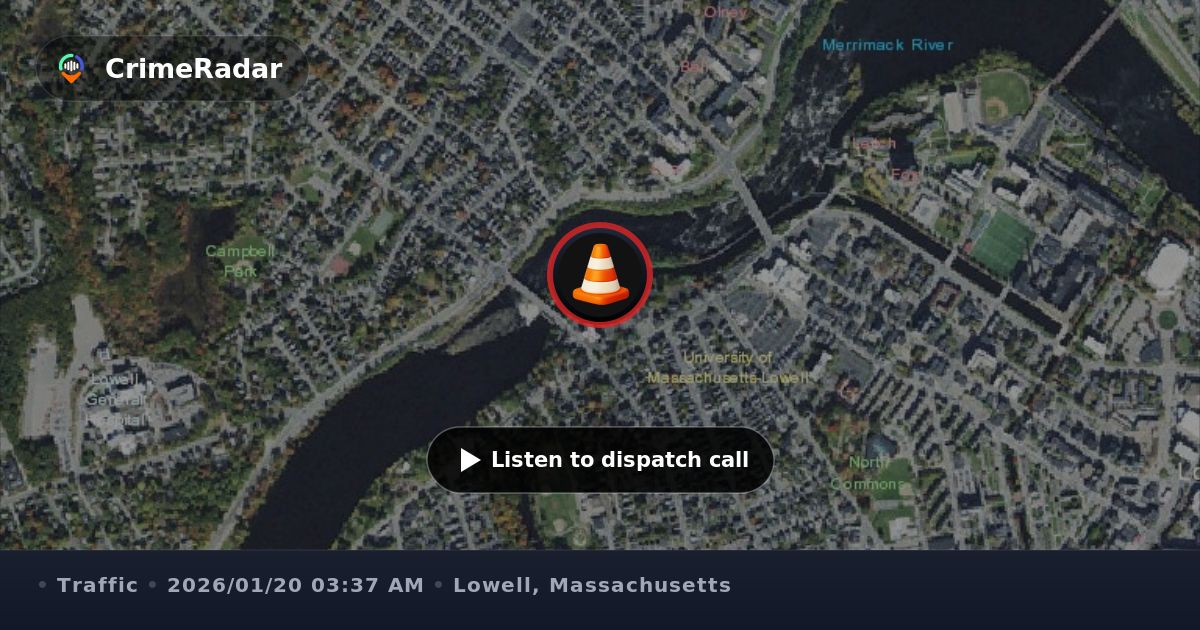 Traffic stop near Hampton Ave ends with warning, Lowell MA | CrimeRadar