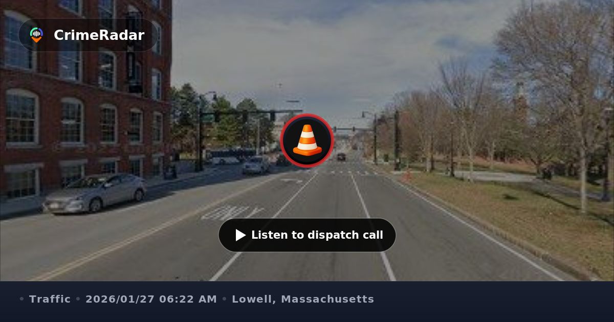 Traffic collision near Thorndike St bus terminal, Lowell MA | CrimeRadar