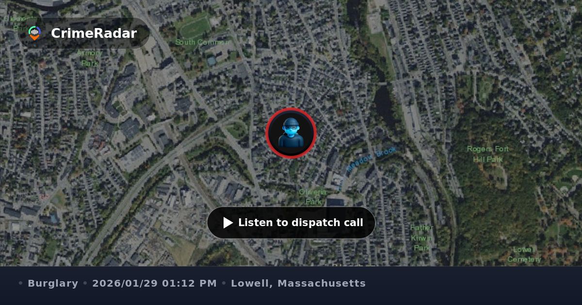 Fire units respond to alarm near Lawrence St, Lowell MA | CrimeRadar