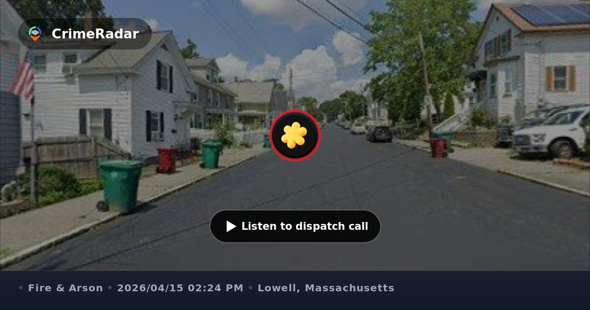 Police take over scene on Beech Street, Lowell MA | CrimeRadar