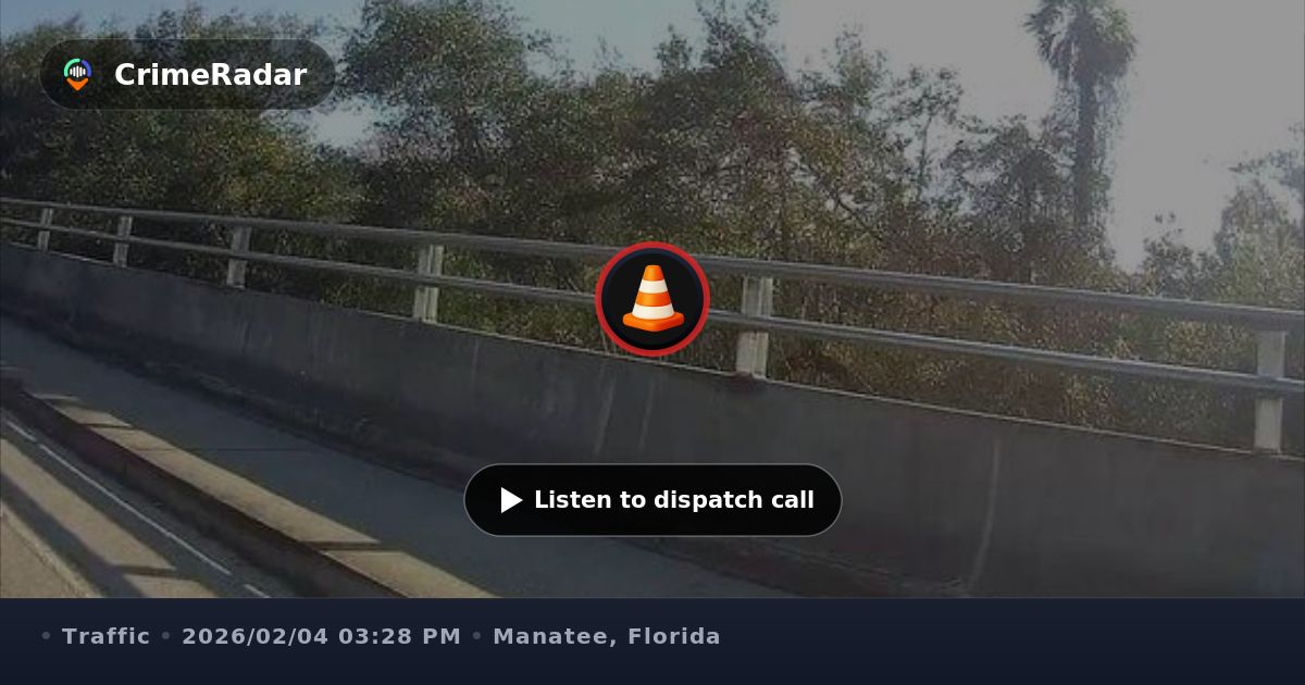 Traffic crash reported near Wilkinson and Honore, Manatee County FL ...