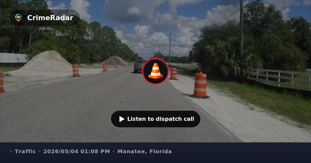 Traffic crash with airbag deployment on Rye Road, Manatee County FL ...