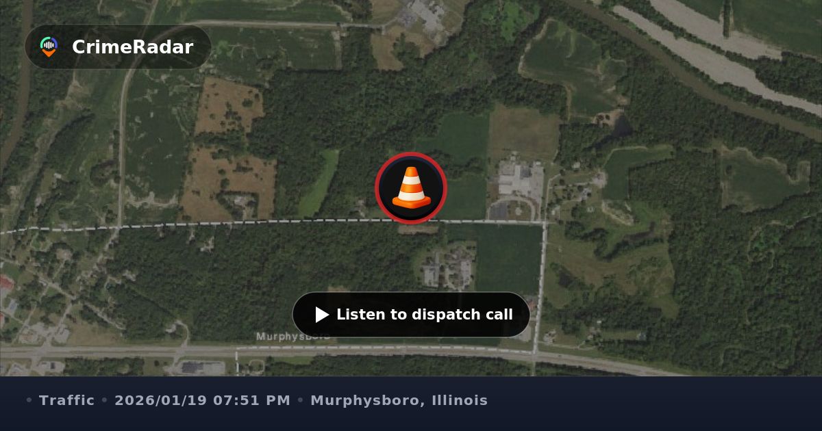 Traffic stop near Watson Road and Route 13, Murphysboro IL | CrimeRadar