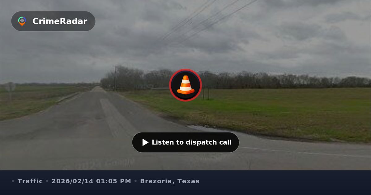 Rollover crash with person trapped near County Road 210, Brazoria ...