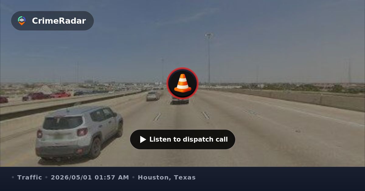 Units respond to crash on north loop freeway, Houston TX | CrimeRadar