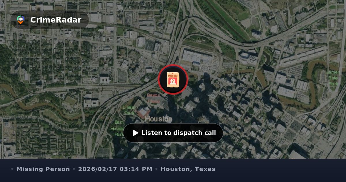 Dispatch report concerning a missing adult, Margarita Juarez, last seen ...
