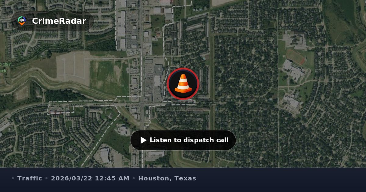 Hit-and-run crash at Highway 6 and Little York, Houston TX | CrimeRadar