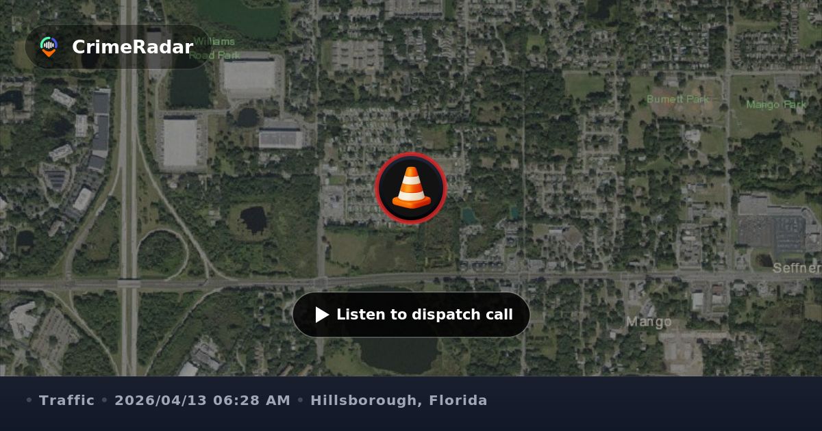 Traffic crash near E Dr. Martin Luther King Jr Blvd and I-75 southbound ...