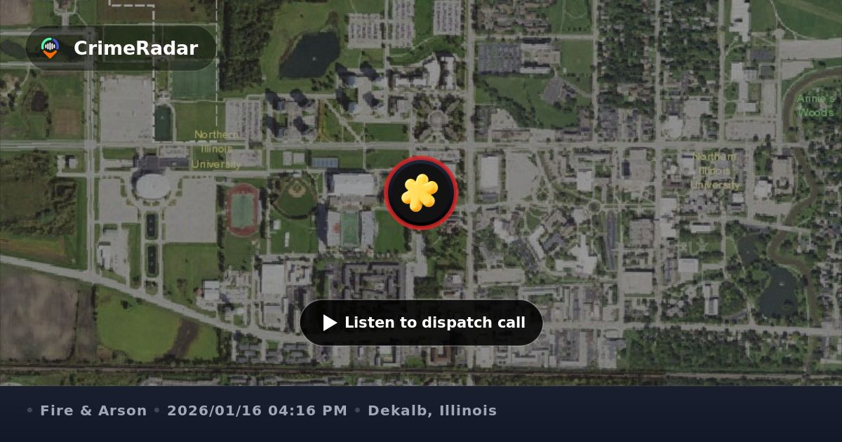 Possible building fire near Lincoln Highway, Dekalb IL | CrimeRadar