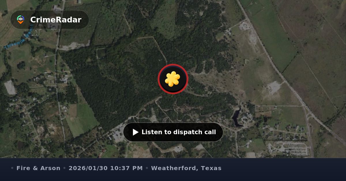 Crews respond to house fire with people reported trapped, Weatherford ...