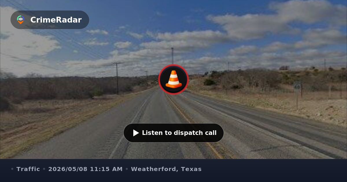 Injury crash blocking FM 51 near Beale Station, Weatherford TX | CrimeRadar