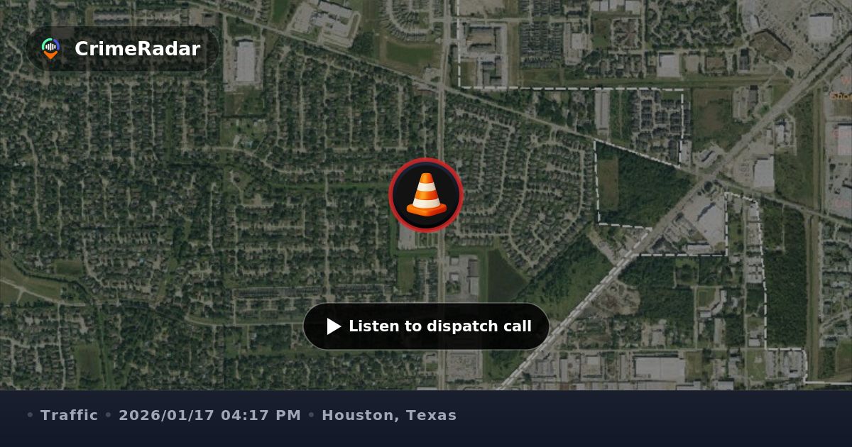 Traffic stop near Green Creek Drive, Houston TX | CrimeRadar