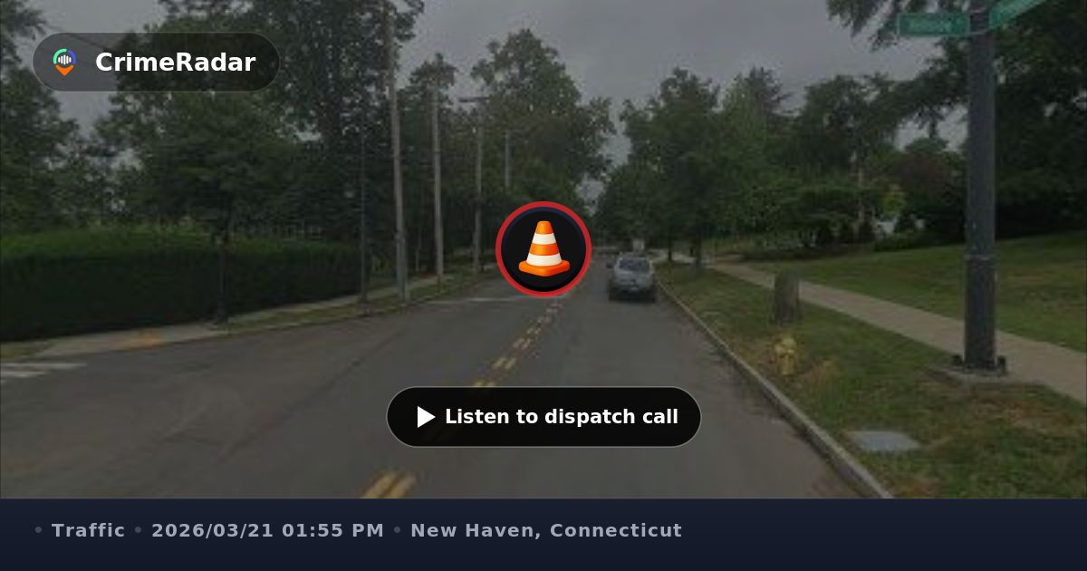 Two-car crash at Prospect Street and Hillside Place, New Haven CT ...