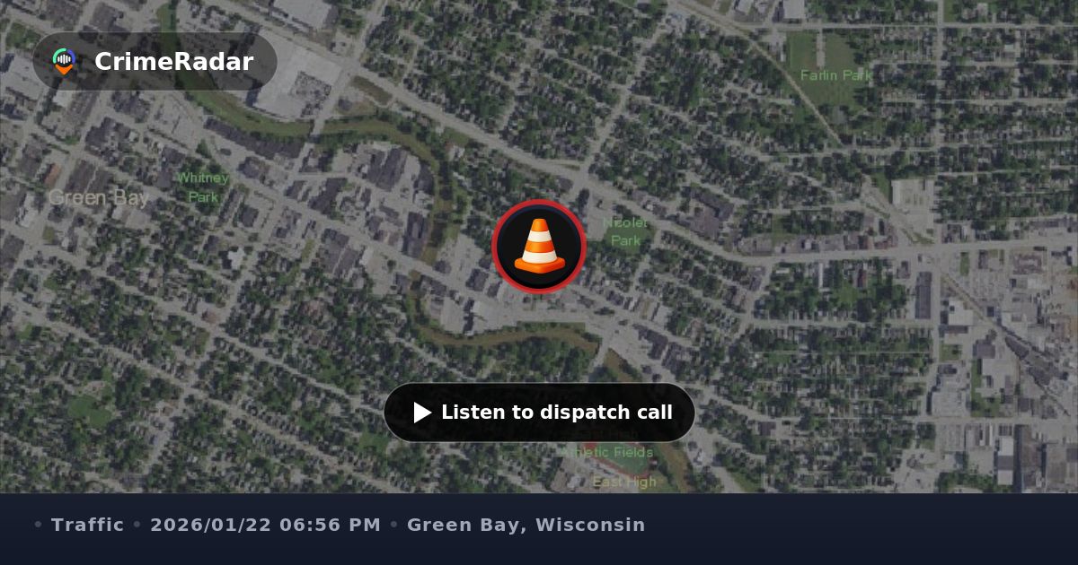 Traffic stop near Dairy Queen on Ridge, Green Bay WI | CrimeRadar