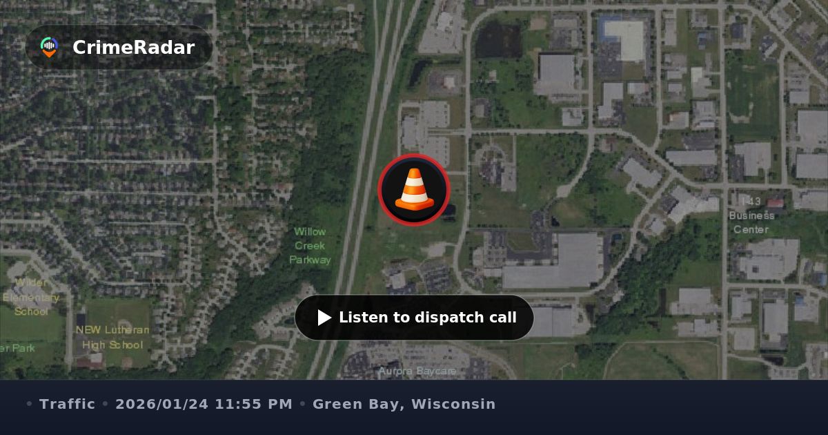 Traffic stop on Rustic Ridge near Greenbrier Rd, Green Bay WI | CrimeRadar