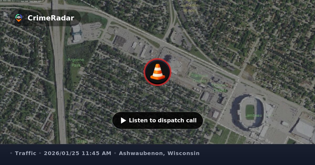 Traffic stop conducted near South Ridge and Morris, Ashwaubenon WI ...