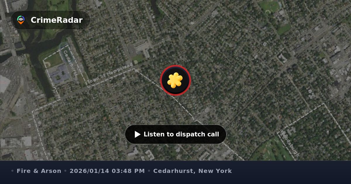 Fire crews respond to possible school fire near Park Pl, Cedarhurst NY ...