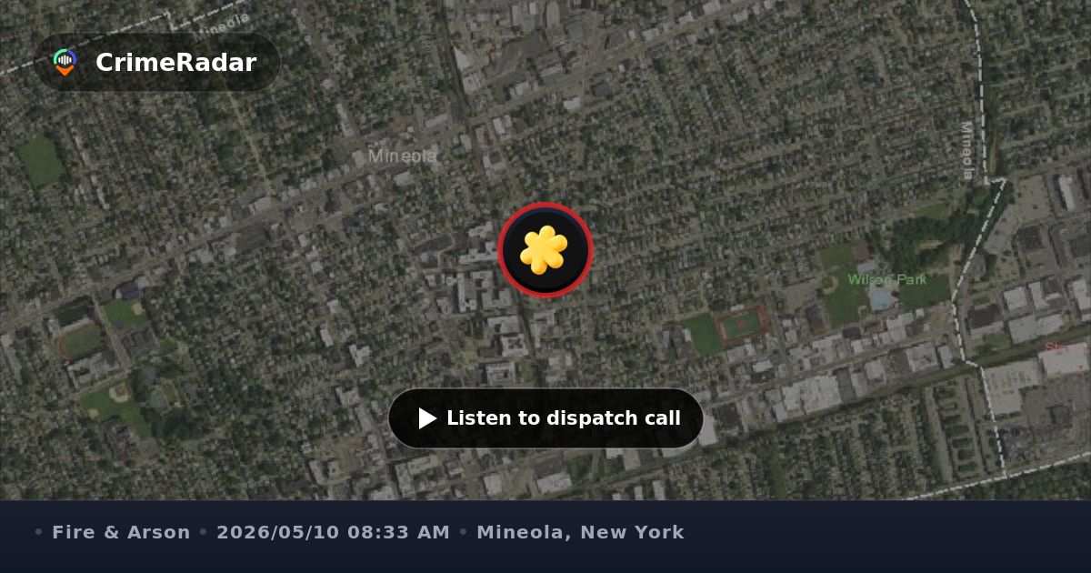 Automatic fire alarm on Willis Avenue, Mineola NY | CrimeRadar