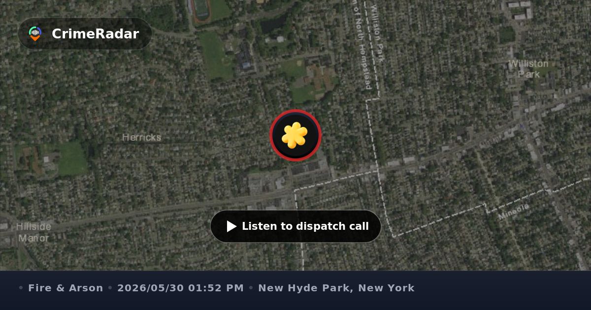 Automatic fire alarm on Hillside Avenue, New Hyde Park NY | CrimeRadar