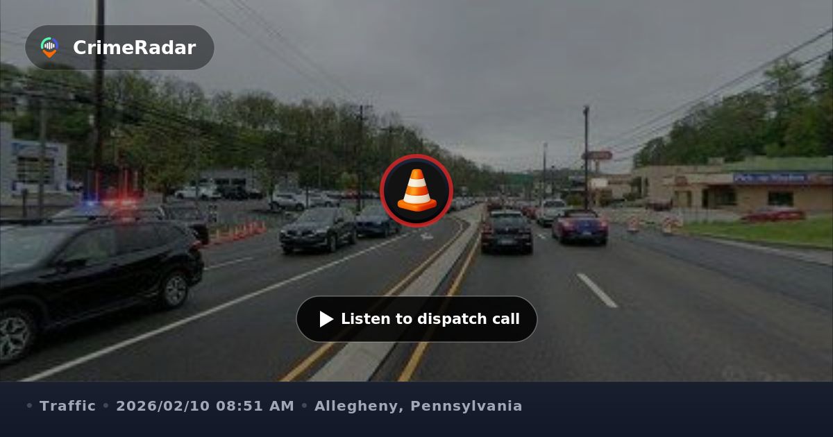 Traffic lights out at McKnight Road intersection, Allegheny County PA ...