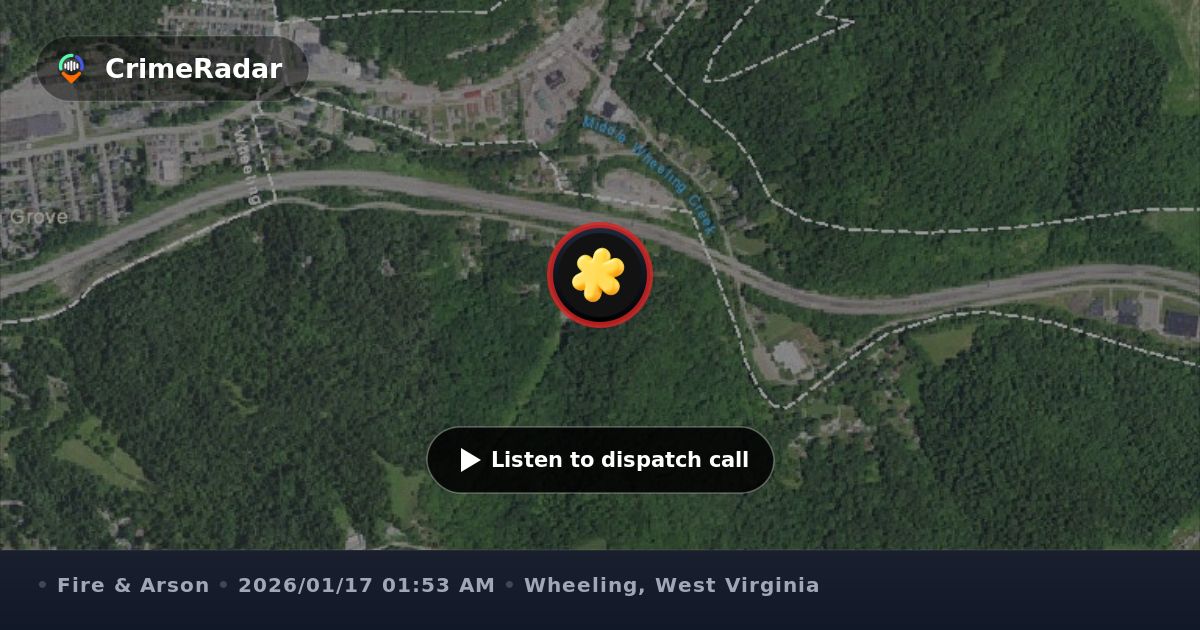 Alarm reset requested near Stone Church Rd, Wheeling WV | CrimeRadar