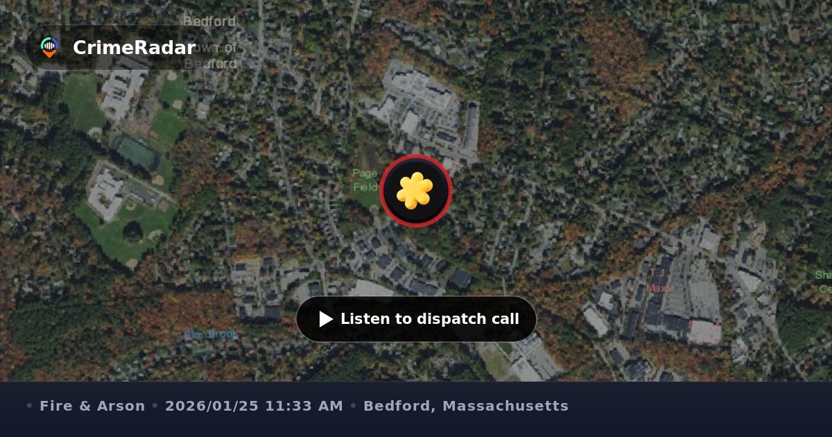 Fire crews respond to heating issue near Ashby Rd, Bedford MA | CrimeRadar