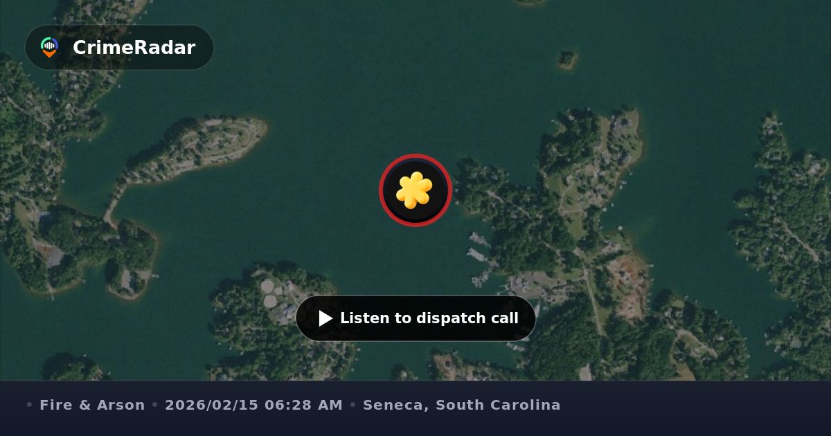 House fire on Marina Bay Drive in Seneca, Seneca SC | CrimeRadar