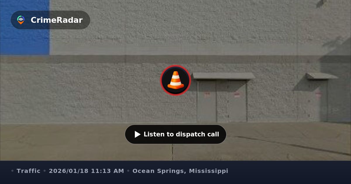 Two-vehicle crash in parking lot near Bienville Blvd, Ocean Springs MS ...