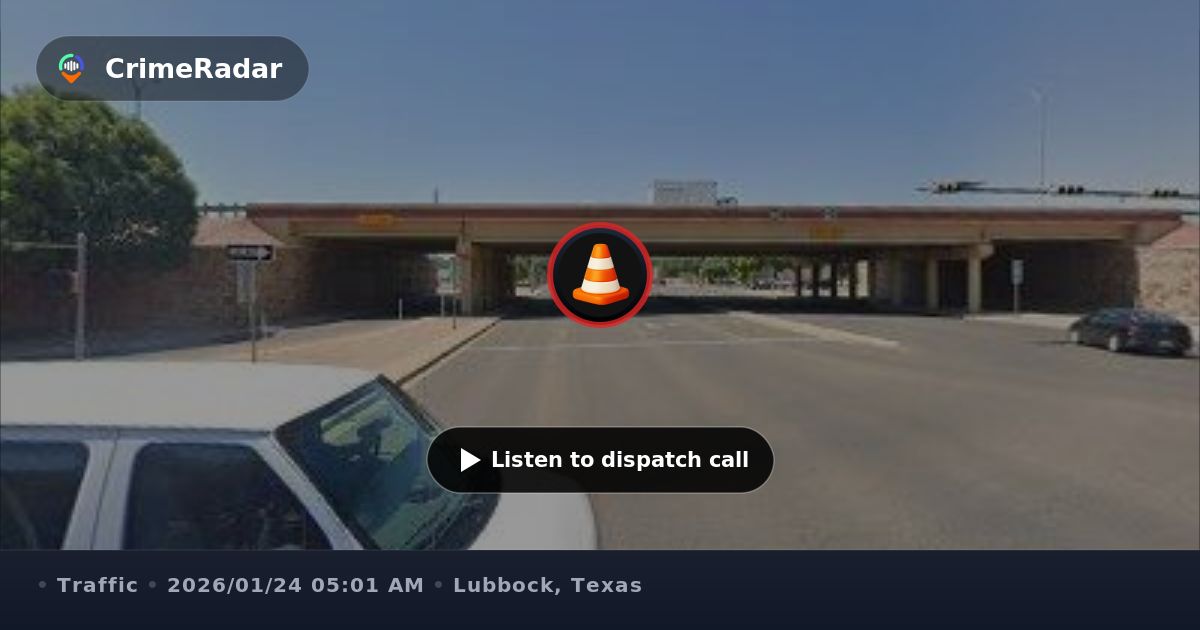 Traffic obstruction along Indiana Ave, Lubbock TX | CrimeRadar