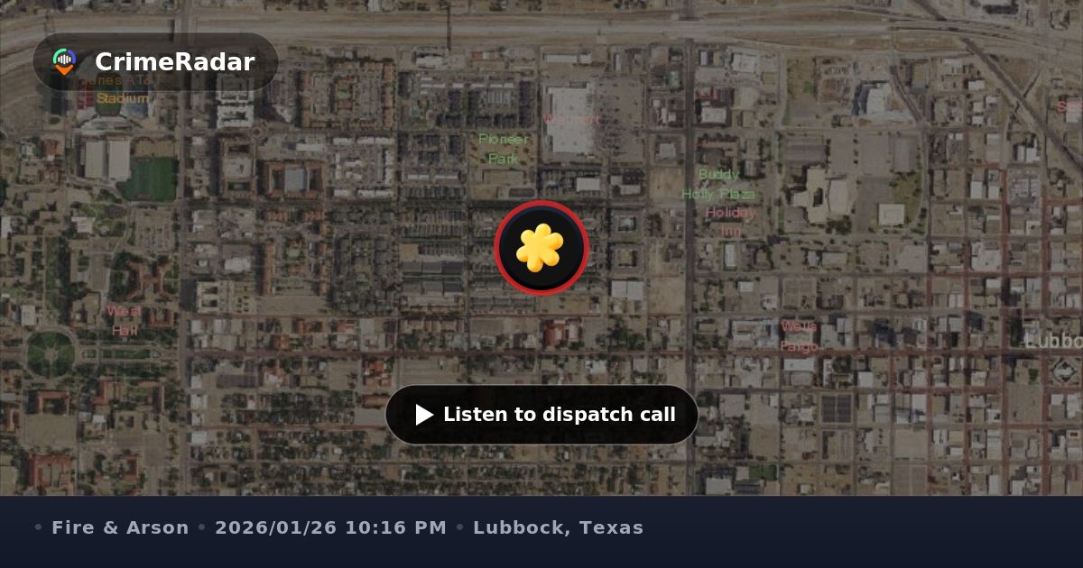 Fire crews check odor after HVAC repair near Main St, Lubbock TX ...