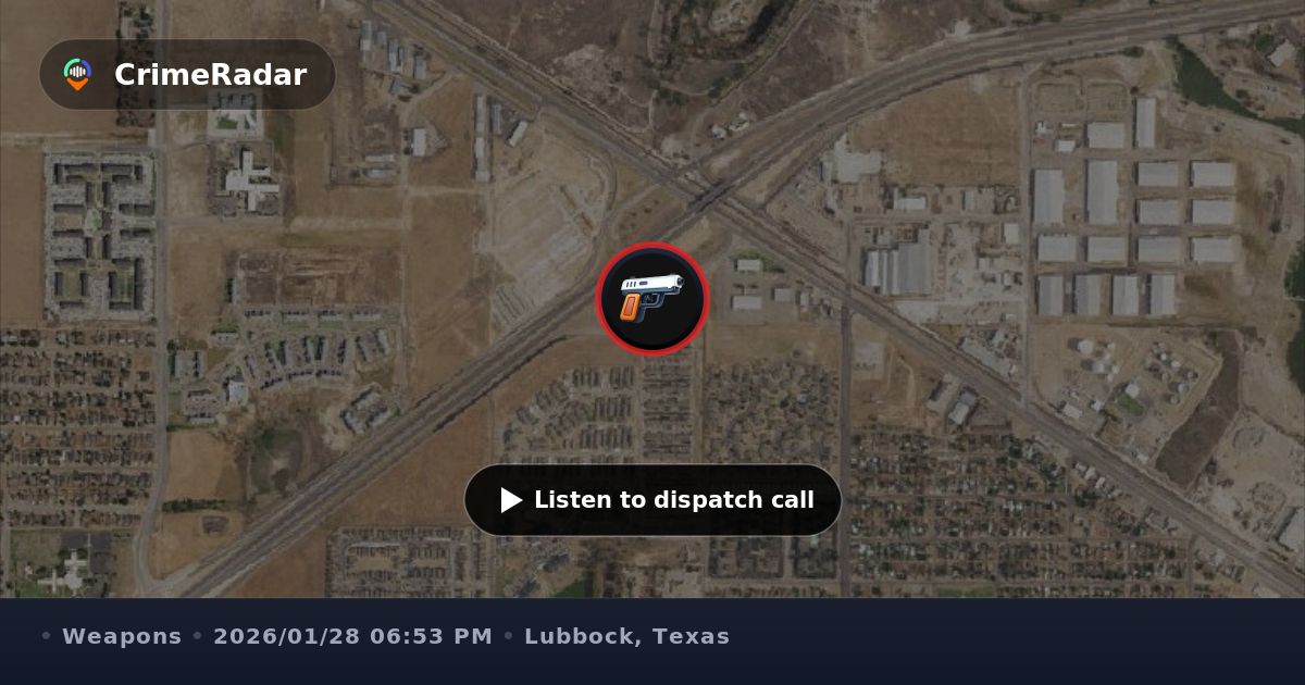 Possible gunfire near apartment complex on Indiana Ave, Lubbock TX ...